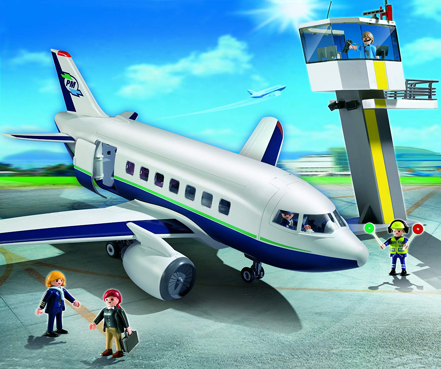 Playmobil 5261 City Action Airport Cargo and Passenger Jet – TopToy