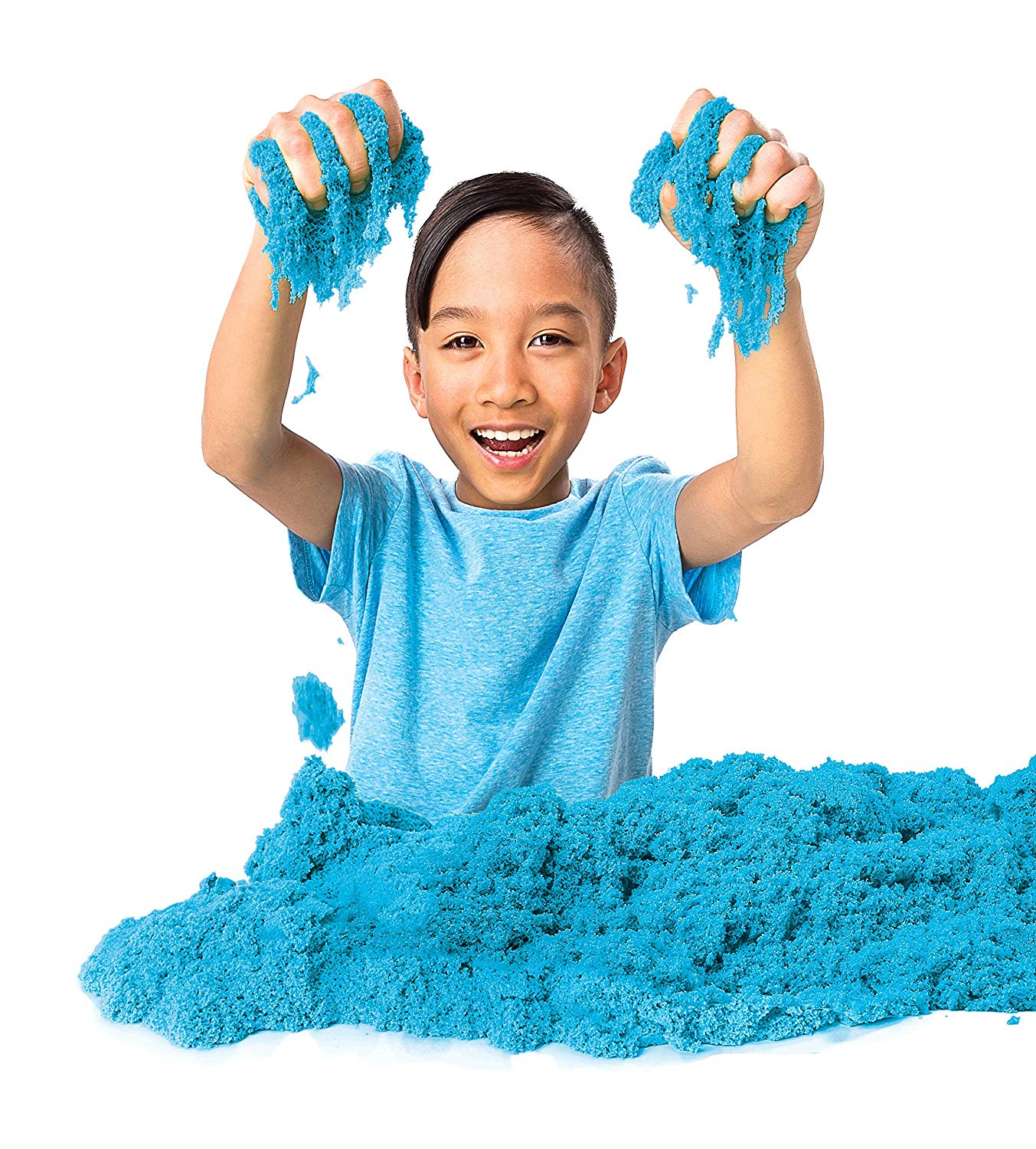 Kinetic Sand, 2lb Blue Kinetic Sand for Mixing, Molding and Creating ...