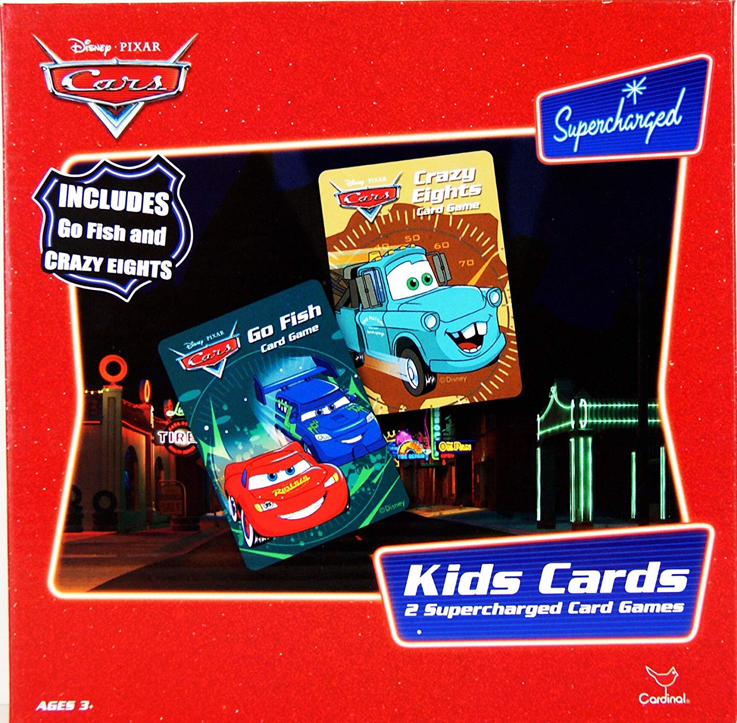 Disney Pixar – Cars – Supercharged – Kids Cards: Includes Go Fish ...