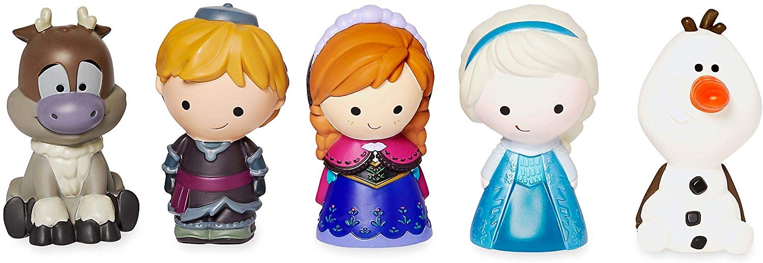 Disney Frozen Deluxe Bath Toys 5 Piece Set Tub Toy Playset Anna Elsa ...
