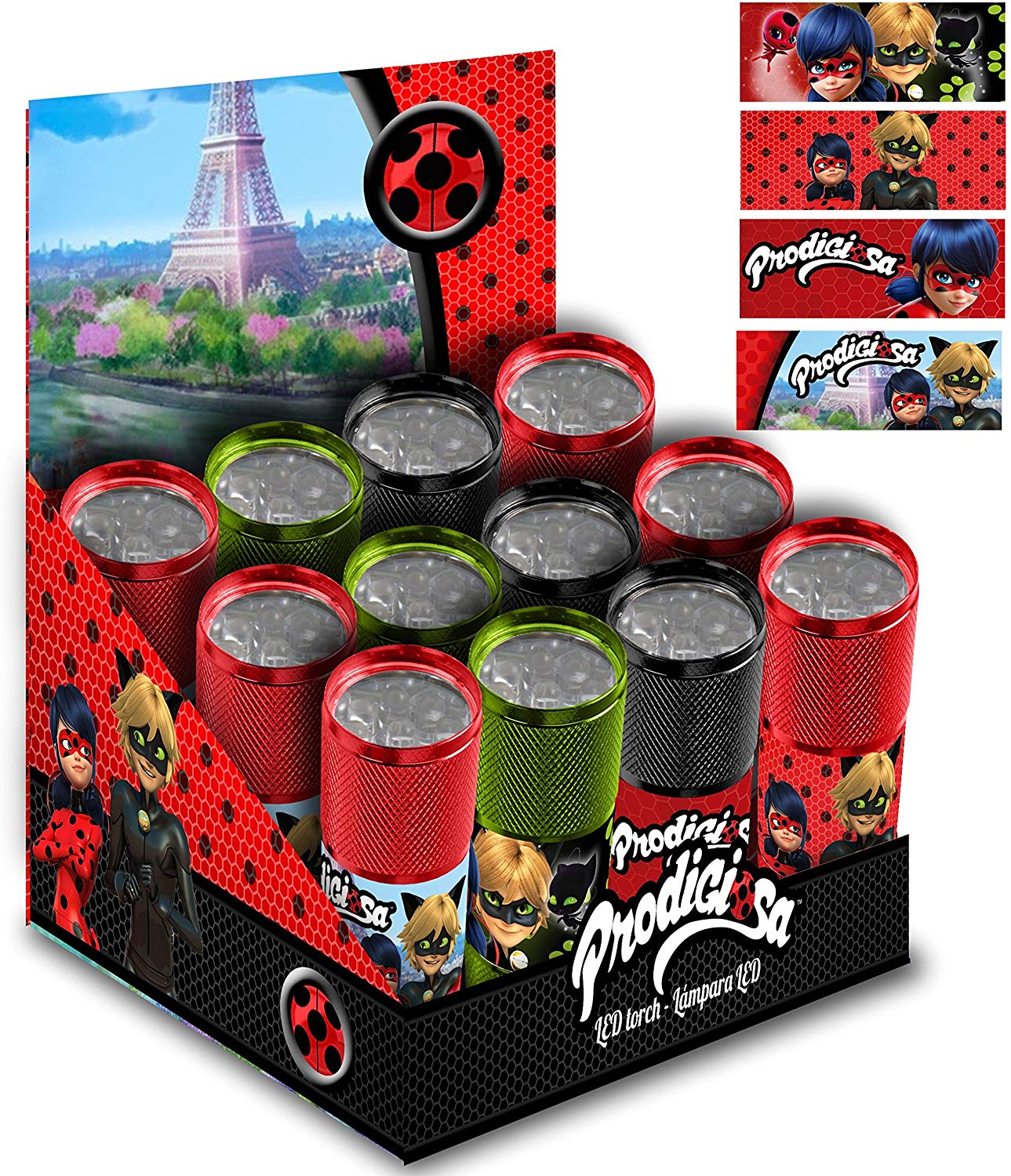 Disney???Ladybug LED Flashlight, lb17011, Assorted model – TopToy