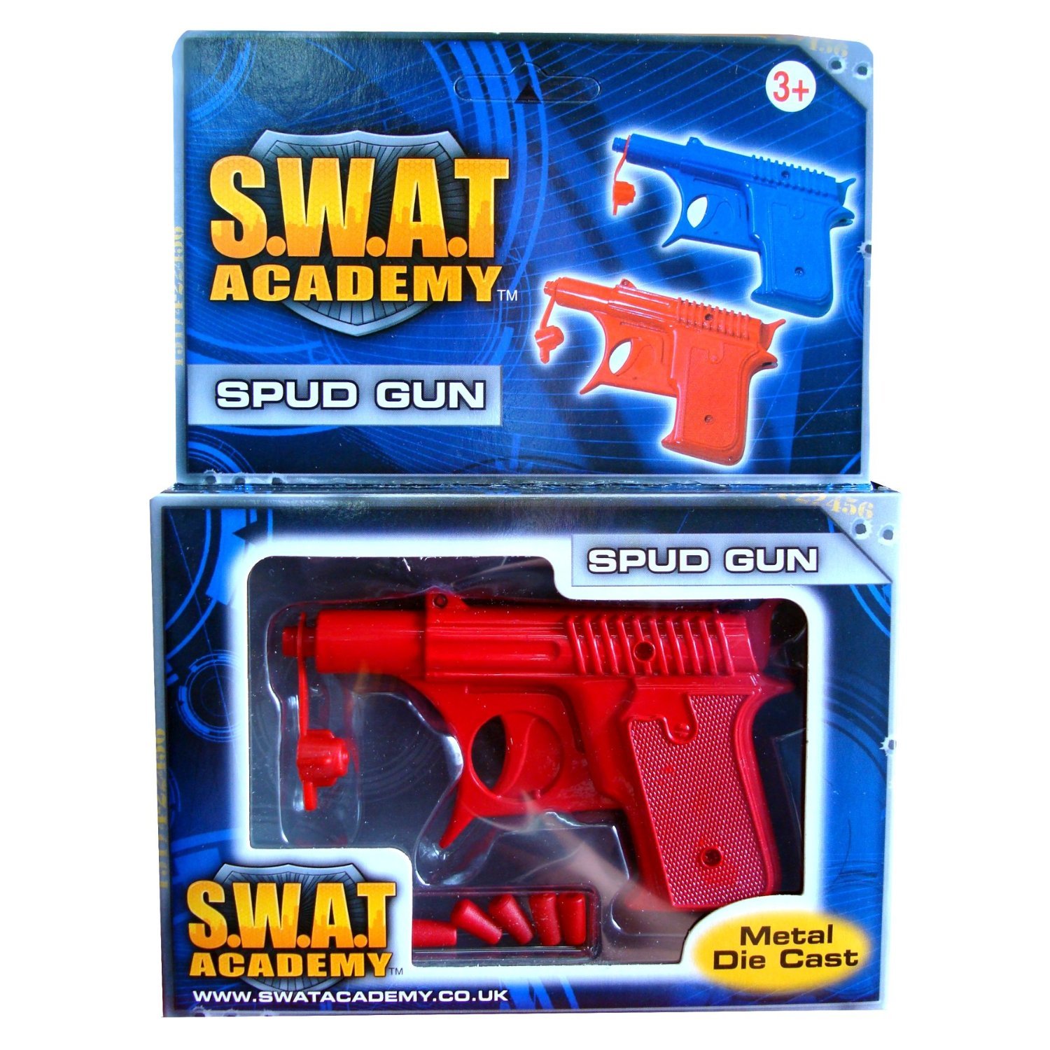 METAL SPUD GUN – 3 ASSORTED / ONLY 1 SUPPLIED – TopToy