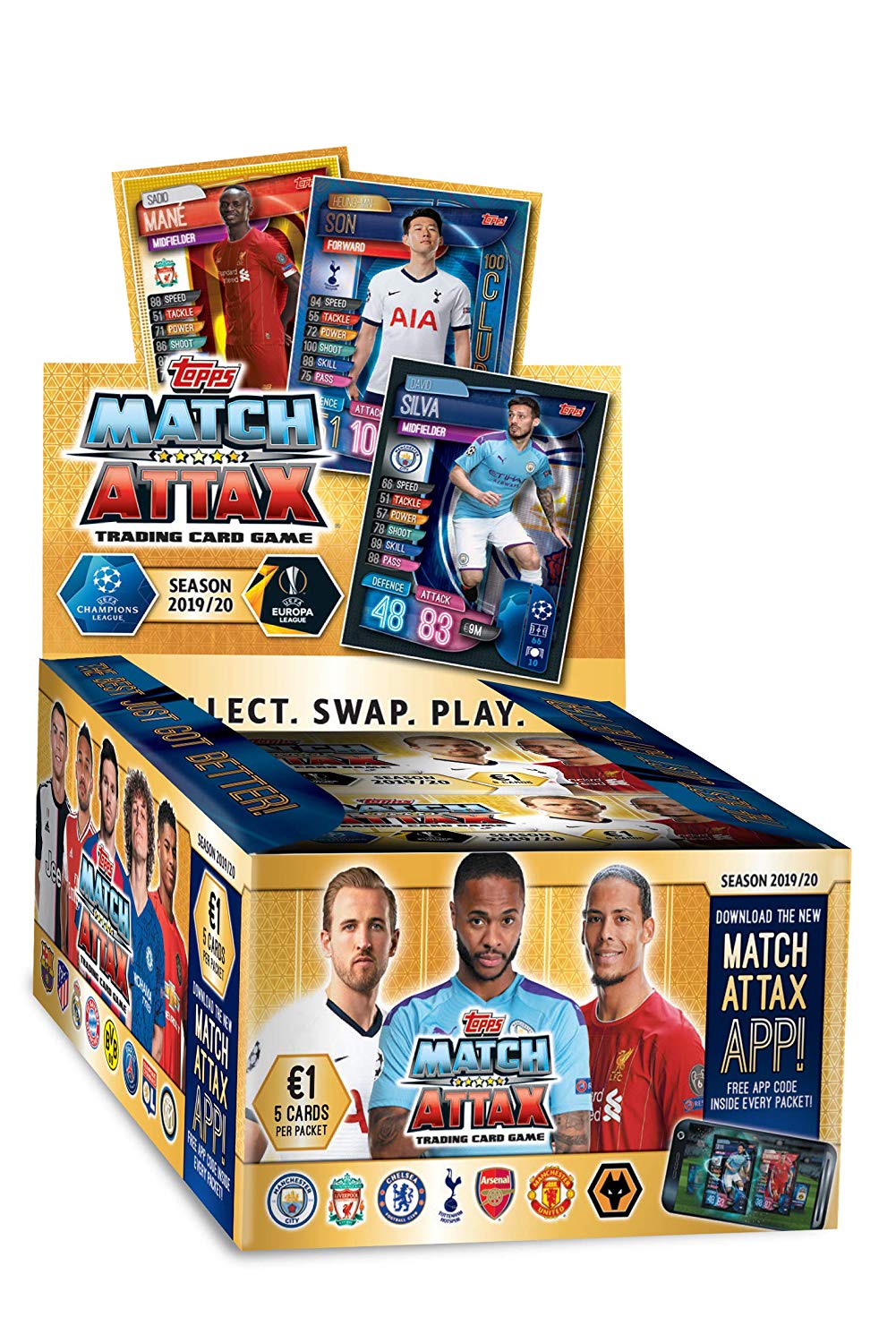 Match Attax 19/20 Trading Card Booster Box (50 Packs) – TopToy