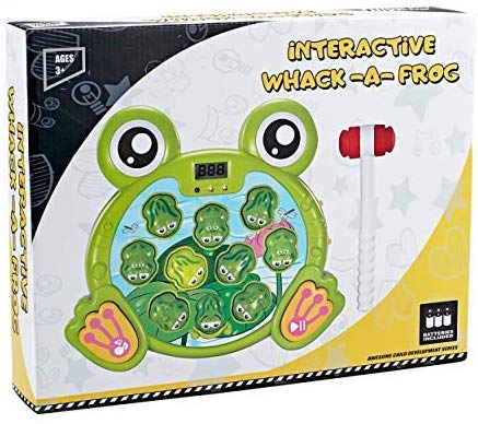 Think Gizmos TG702 Interactive Whack a Frog Game – Fun Hammering Toy ...