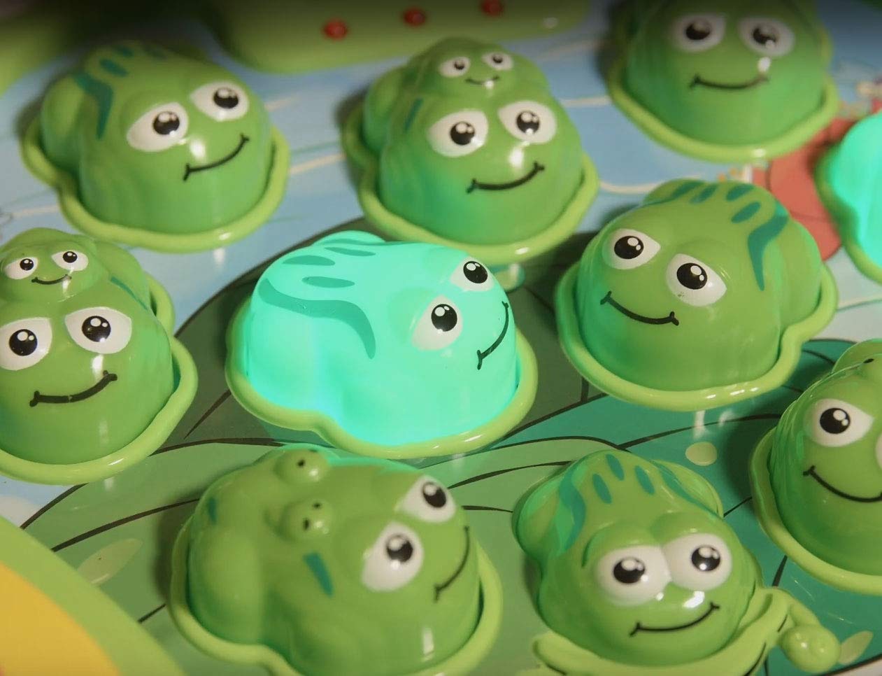 Think Gizmos TG702 Interactive Whack a Frog Game – Fun Hammering Toy ...