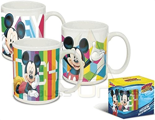 Disney – Mickey Mouse Ceramic Mug 3 Assorted Models, wd19546 – TopToy