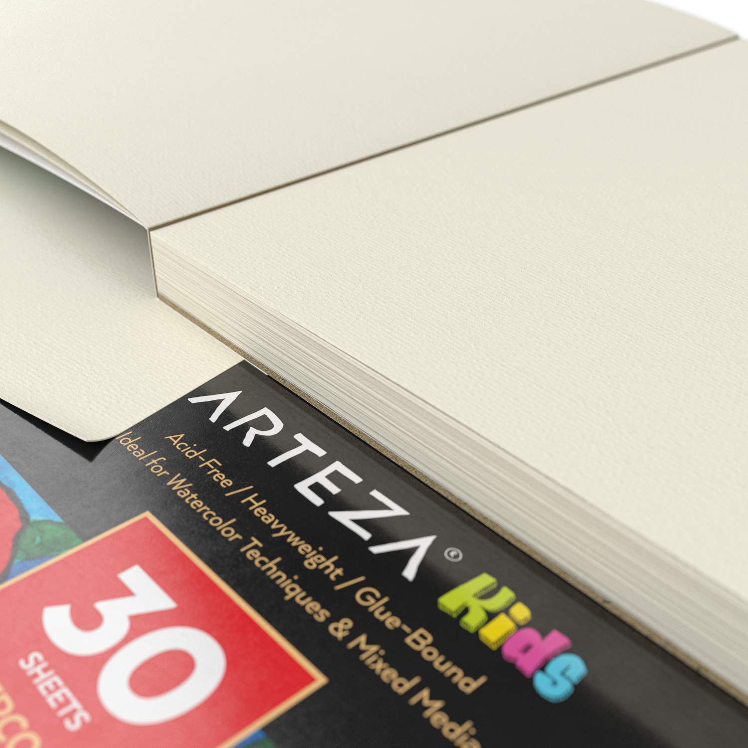 Arteza Watercolour Paper Pad A4, 2 Pack, 60 Sheets, 200gsm, Watercolour ...