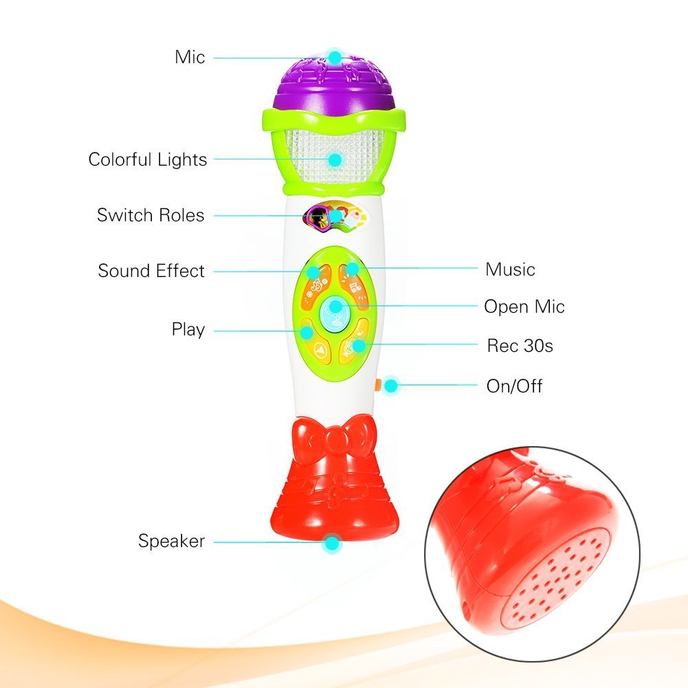 ThinkMax Microphone Toy, Voice Changing and Recording Microphone, Early ...