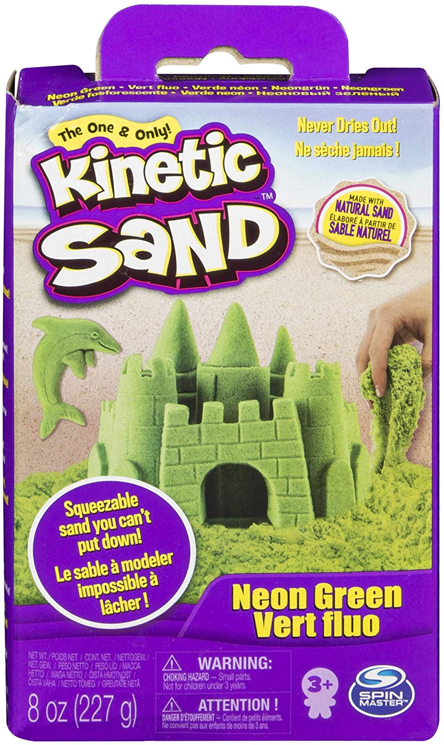 Kinetic Sand Spinmaster Modelling Sand Base Pack, 227 g, 227 gr green ...