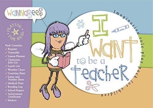Wannabees Pretend Teacher Set for Kids — Complete Pretend Teacher Kit ...