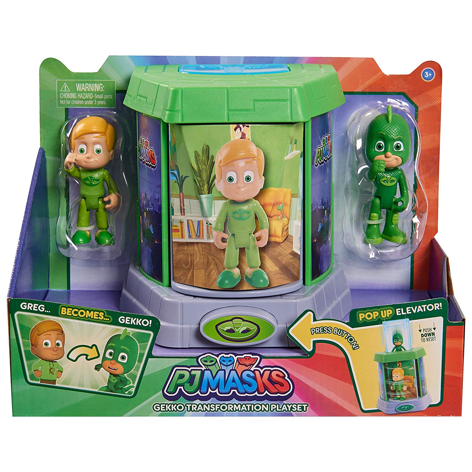PJ Masks Transforming Figures Playset – Gekko – TopToy