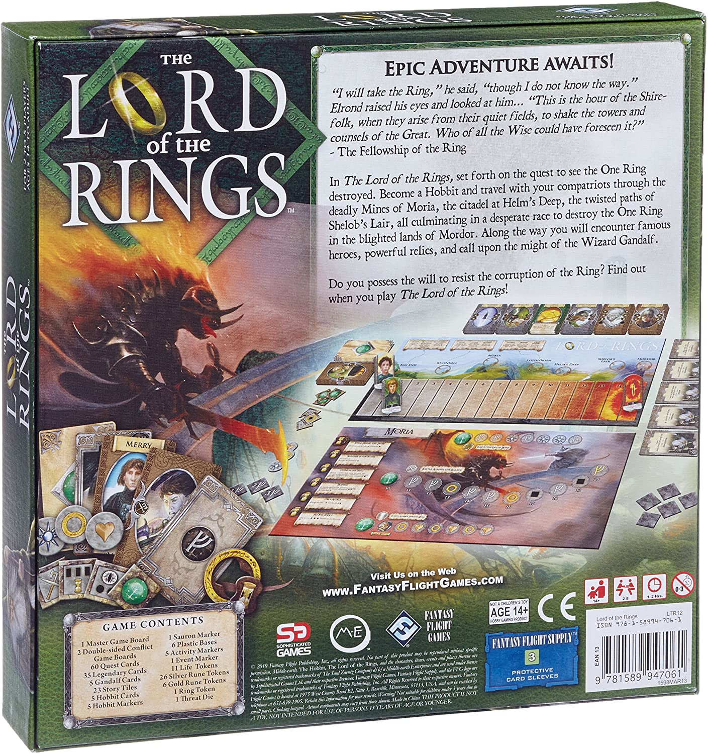 Fantasy Flight Games Lord of the Rings Boardgame – TopToy