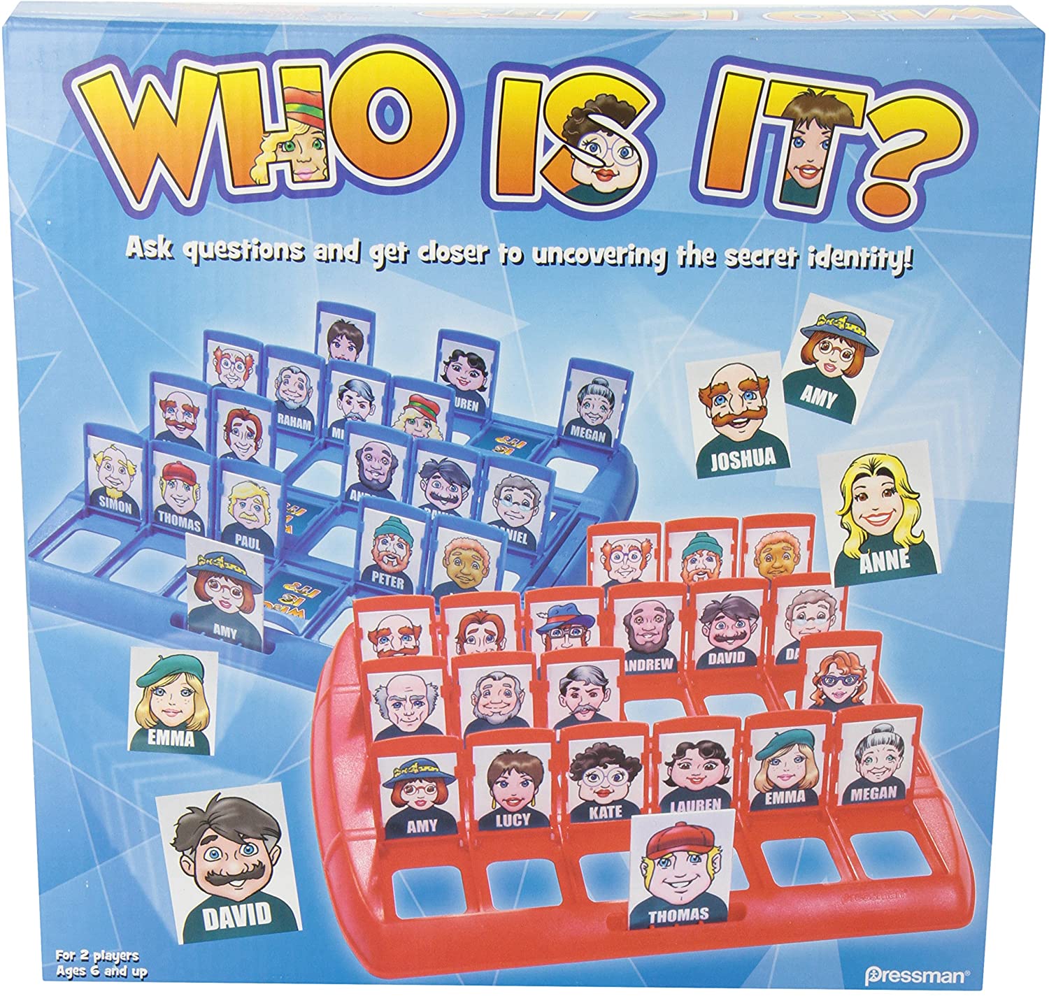 Pressman 1702-06 Who Is It Game, Other, 5 Inches – TopToy