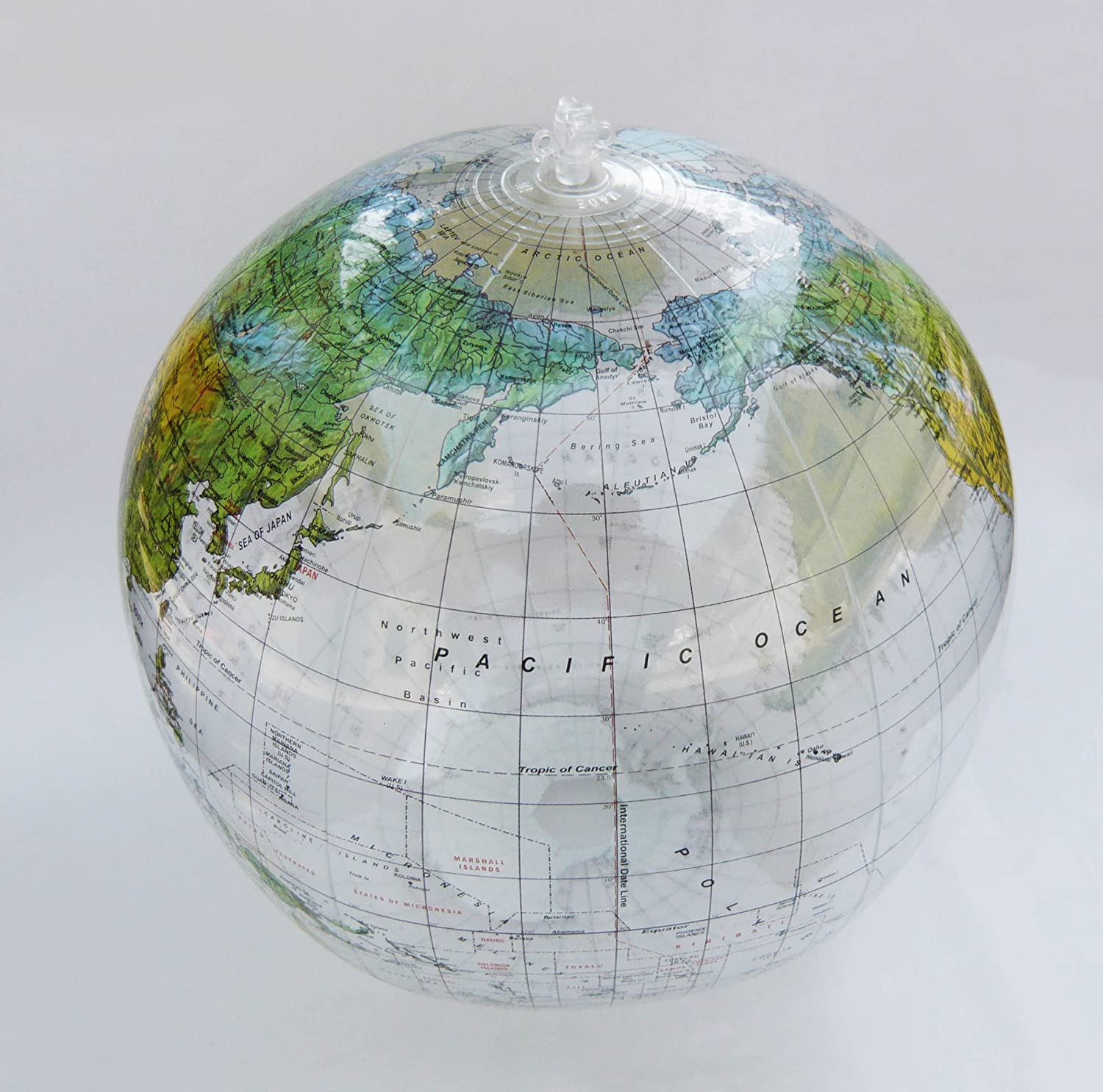 Jet Creations GTO-36TTR Inflatable Topographical Globe, 36″ – TopToy
