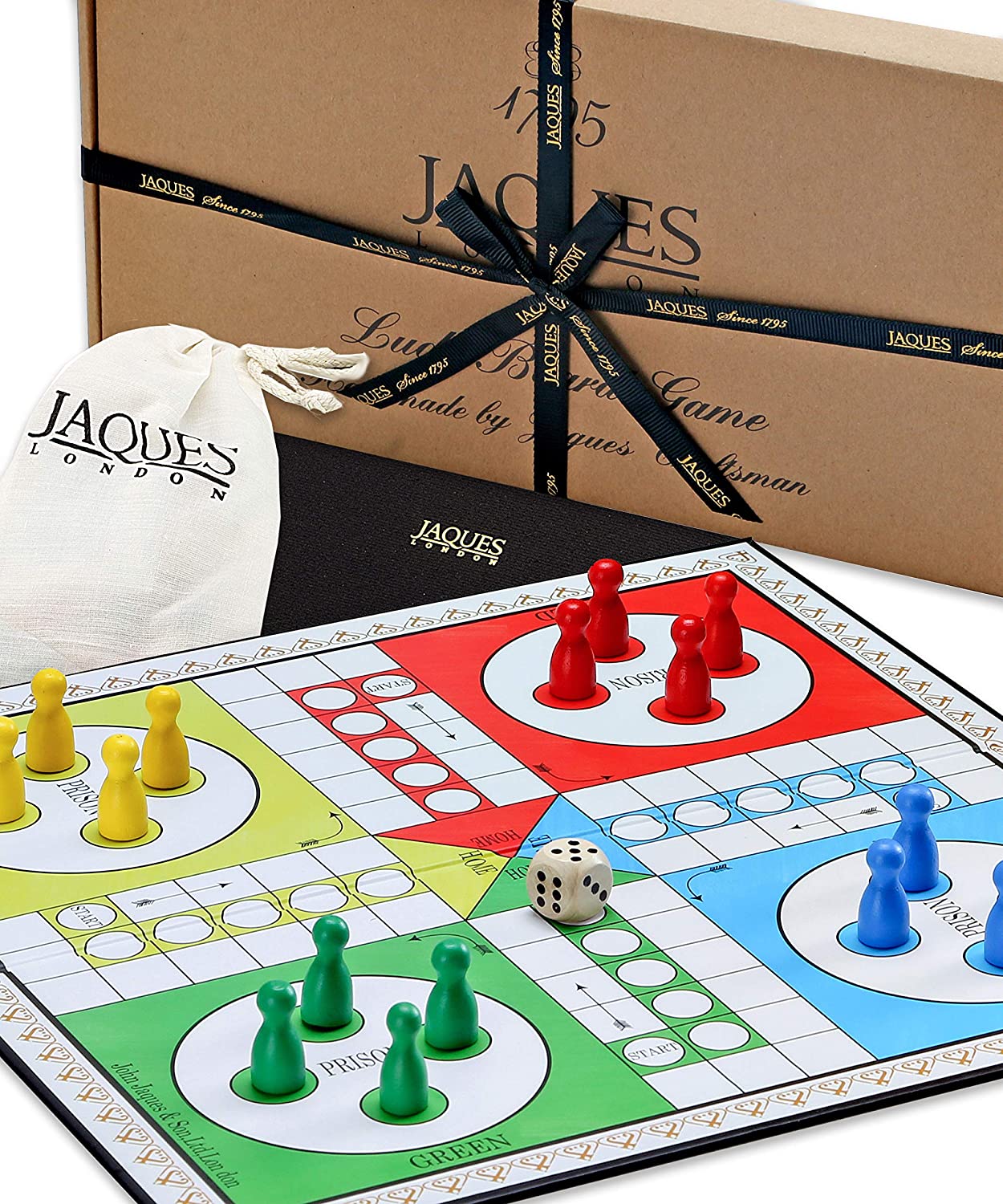 Jaques of London Ludo Game Board | Family Board Games for Kids ...