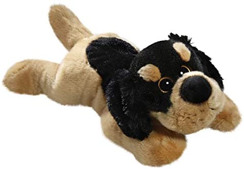 Dog, Cuddle Dog brown-black 9 inches (Toy), 25cm, Plush Toy, Soft Toy ...