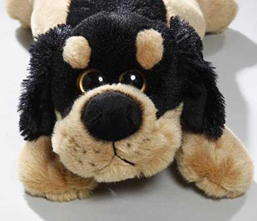 Dog, Cuddle Dog brown-black 9 inches (Toy), 25cm, Plush Toy, Soft Toy ...