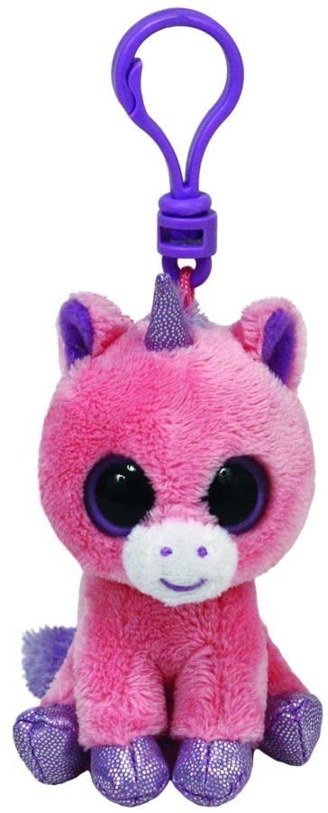 TY 7136547 – TY Beanie Boos – Magic Boo Plush Clip – Unicorn Pink 8.5 ...