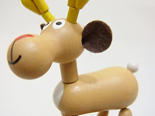 DETOA 12904 Ren Rudolf Print Figure, Brown, Normal – TopToy