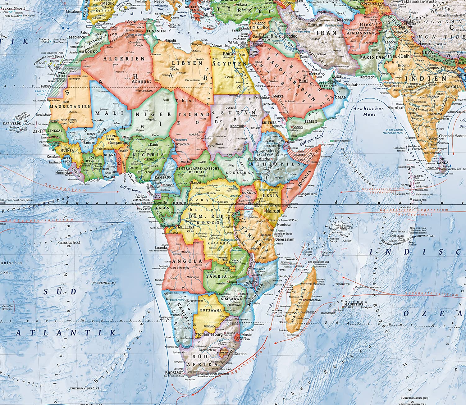 Political World Map (German Language) – TopToy