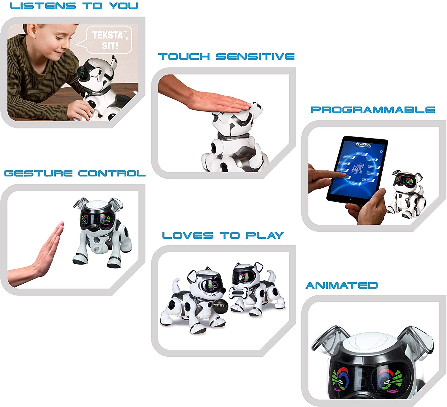Teksta Voice Recognition Puppy Electronic Pet – TopToy
