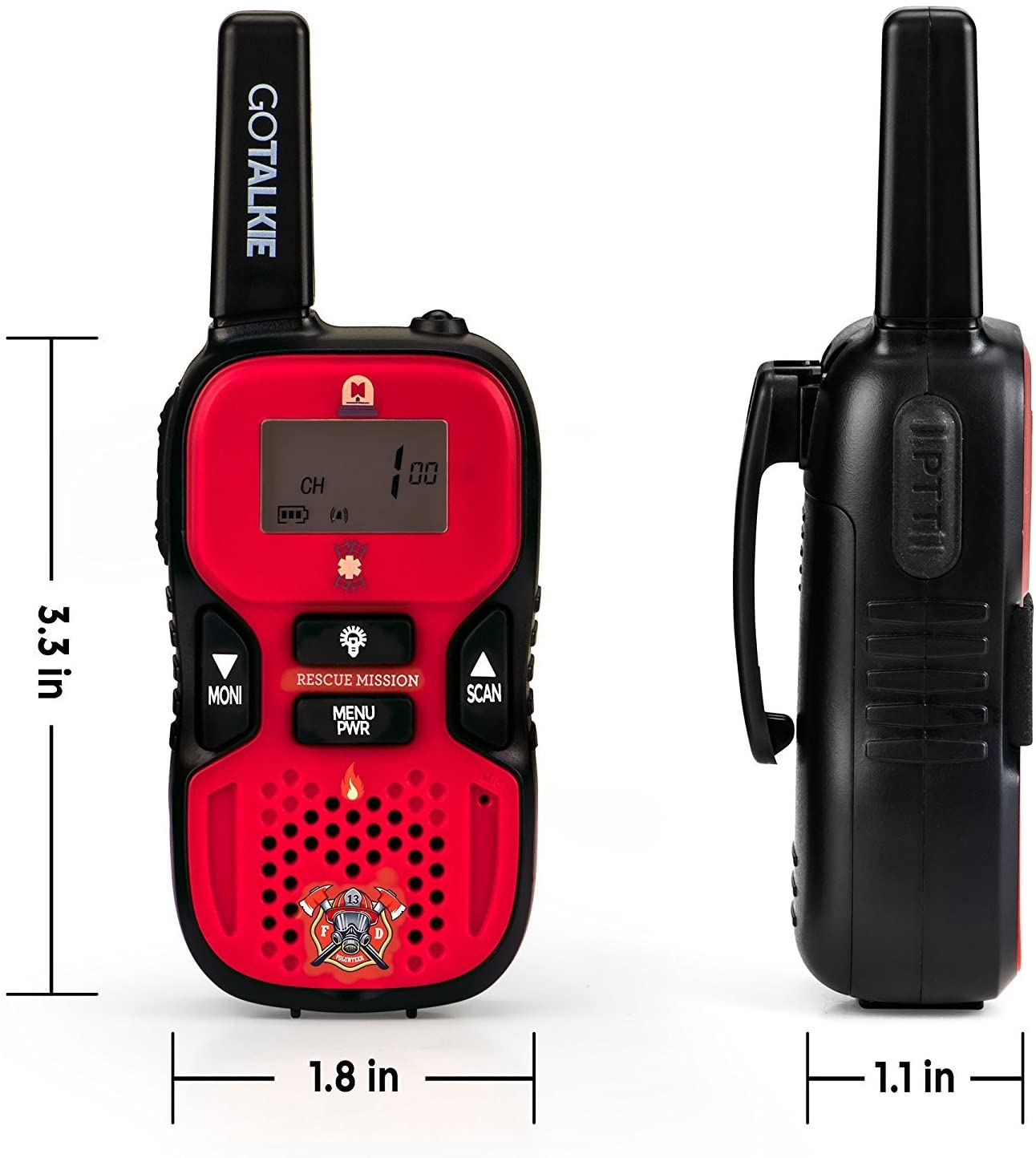 Dress Up America GoTalkie Set of Long Range Portable and Interchangable ...