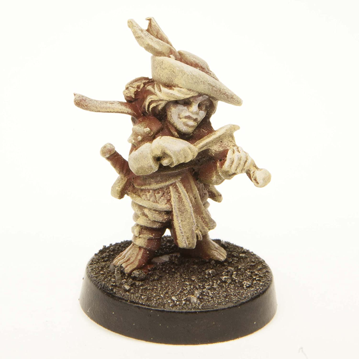 Stonehaven Halfling Bard Miniature Figure for 28mm Table top Wargames ...