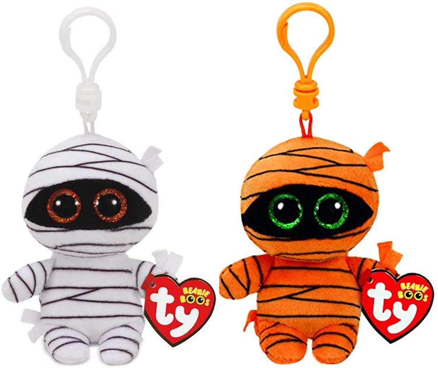 Ty Halloween 2017 Beanie Boo Clips Set of 2: Mask and Mummy! – TopToy