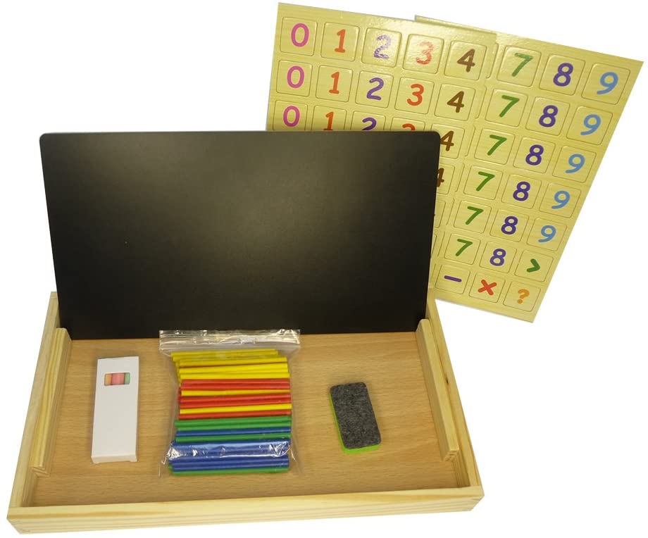 CT Wooden Counting Toy for Kids – Double Sides Board for Teaching Math ...