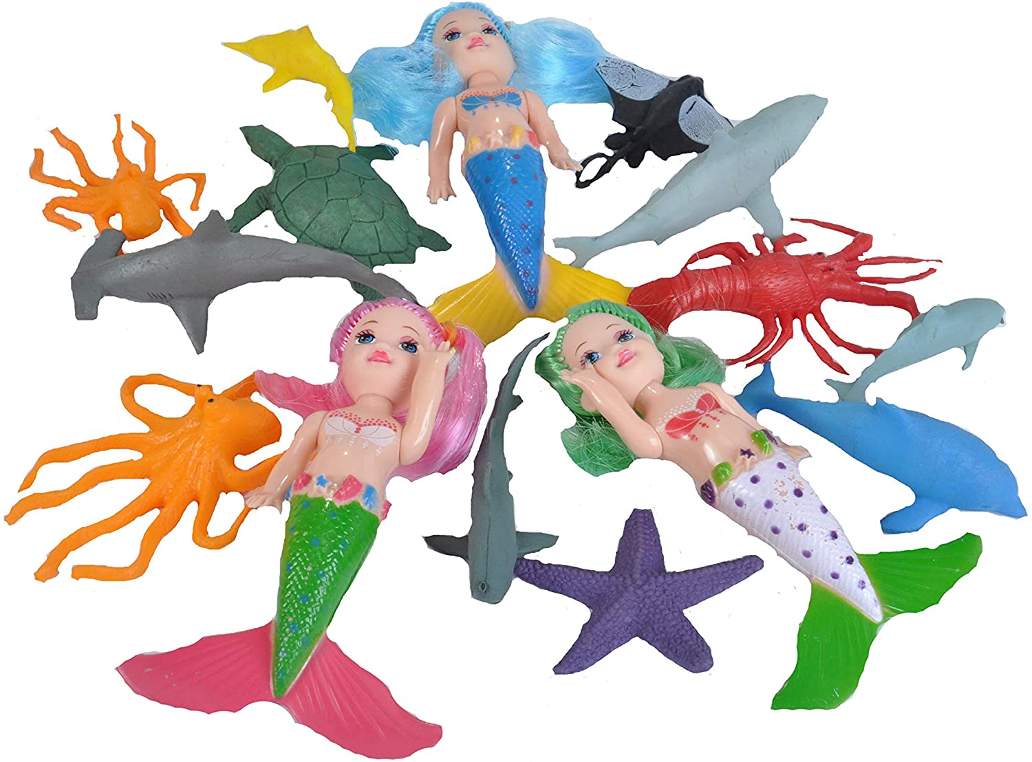 Wild Republic 22219 Mermaid, Figurine Playset, Adventure Bucket, 20 cm ...