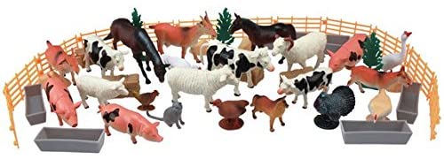 Chad Valley Farm Figures Bucket – 50 Piece – TopToy