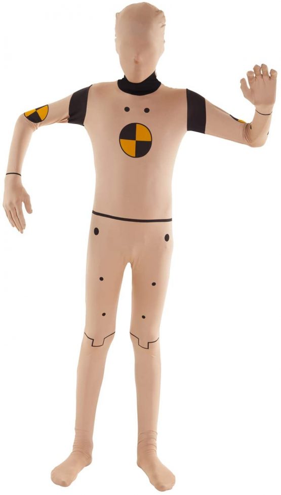 Morphsuits Official Crash Test Dummy Kids Fancy Dress Costume – Large ...