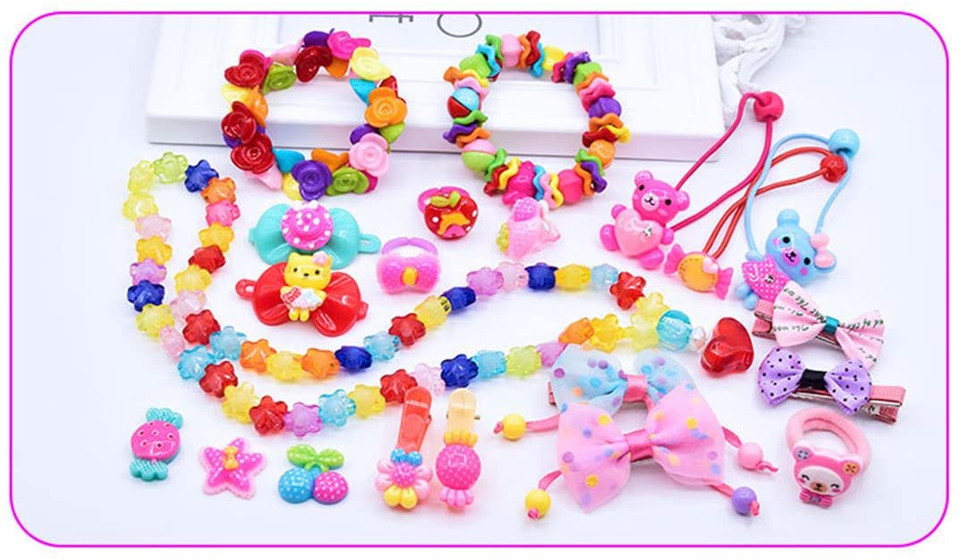 Millya Girls Colorful Mixed Difform Bead Set Acrylic DIY Jewellery ...