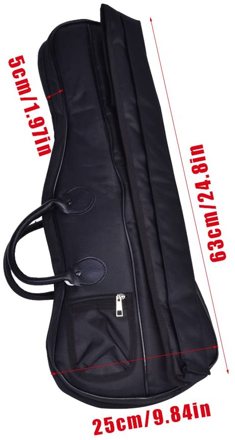 Tbest Violin Case Bag Box Backpack with Carry Straps,Portable Violin ...