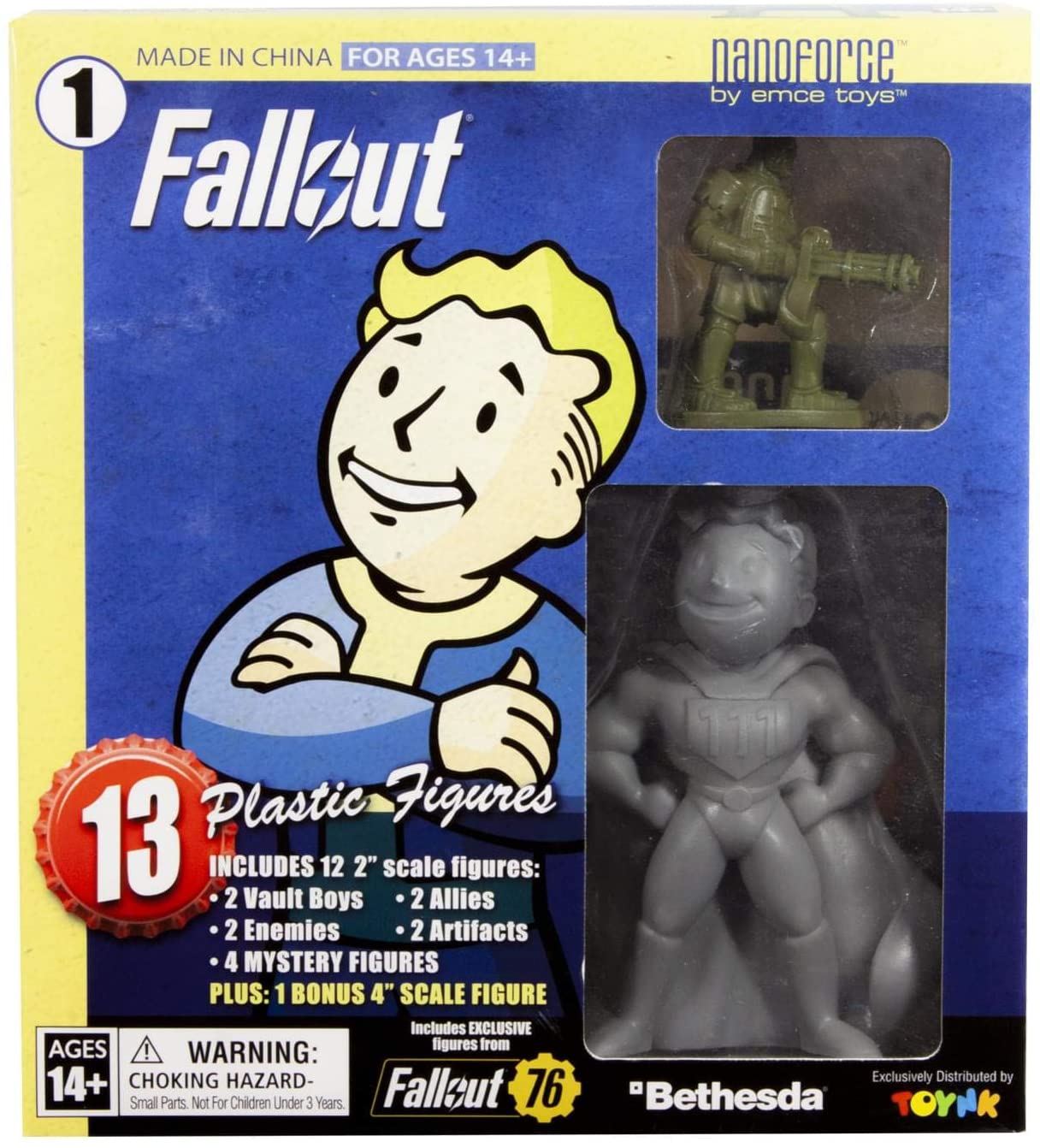 toynk Fallout Nanoforce Series 1 Army Builder Figure Collection – Boxed ...