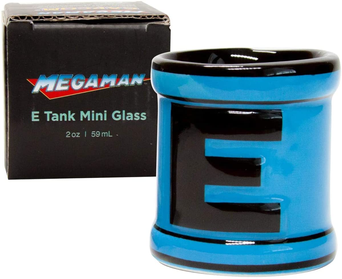 OFFICIAL Mega Man Ceramic Shot Glass | Energy Tank Themed | Holds 1.5 ...