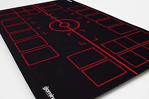 GMC Deluxe 2 Player Compatible Black Red Pokemon Stadium Mat Board ...