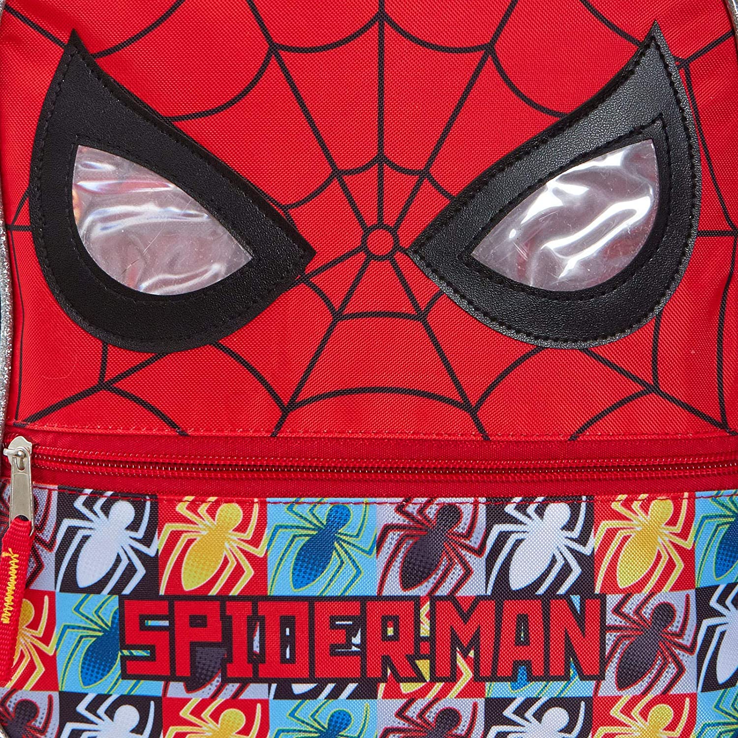 Marvel Spiderman Backpack 3D Perspex Eyes Bag Rucksack – TopToy