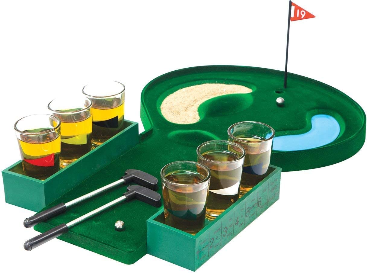 Invero Crazy Mini Golf Challenge Hole in One “Shot” – Adults Novelty ...