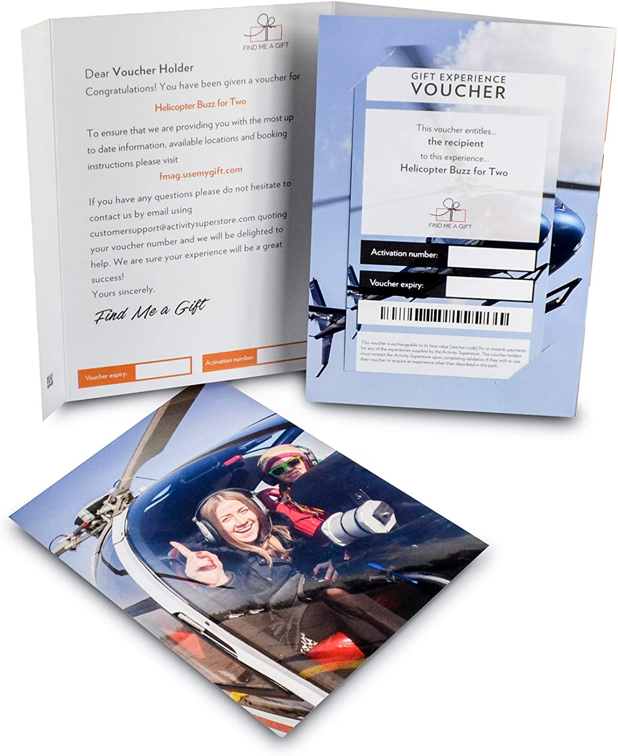 Activity Superstore Helicopter Buzz for Two Gift Experience Voucher ...