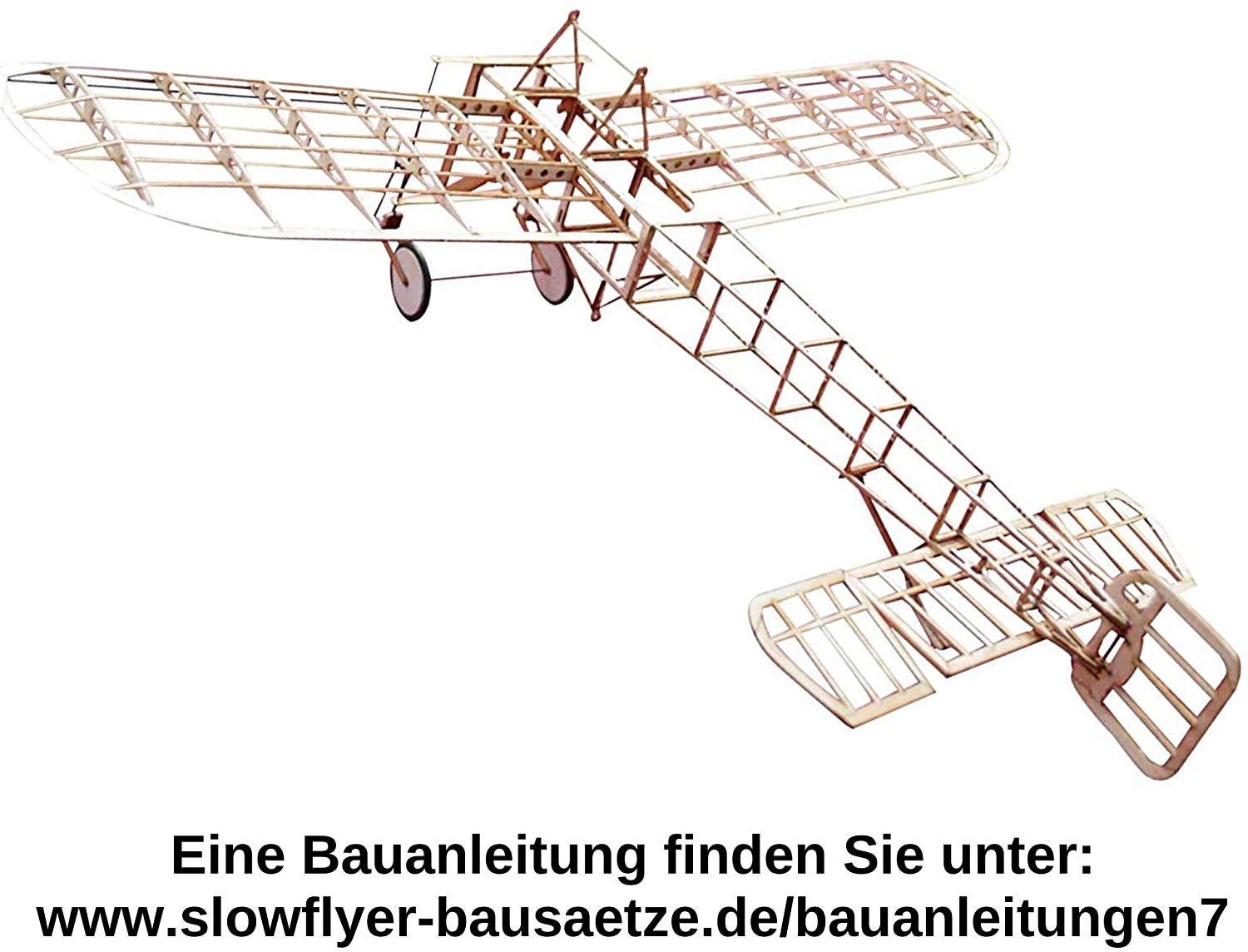 Blériot XI Slow Flyer Model Kit, Build Yourself Wooden Airplane Kit ...