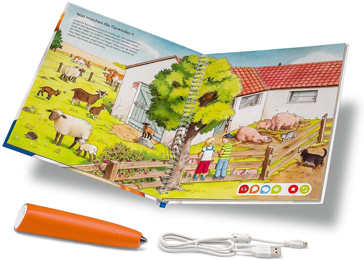 tiptoi Ravensburger 00804 Starter Set: Pen and Farm Book, Single + 2 x ...