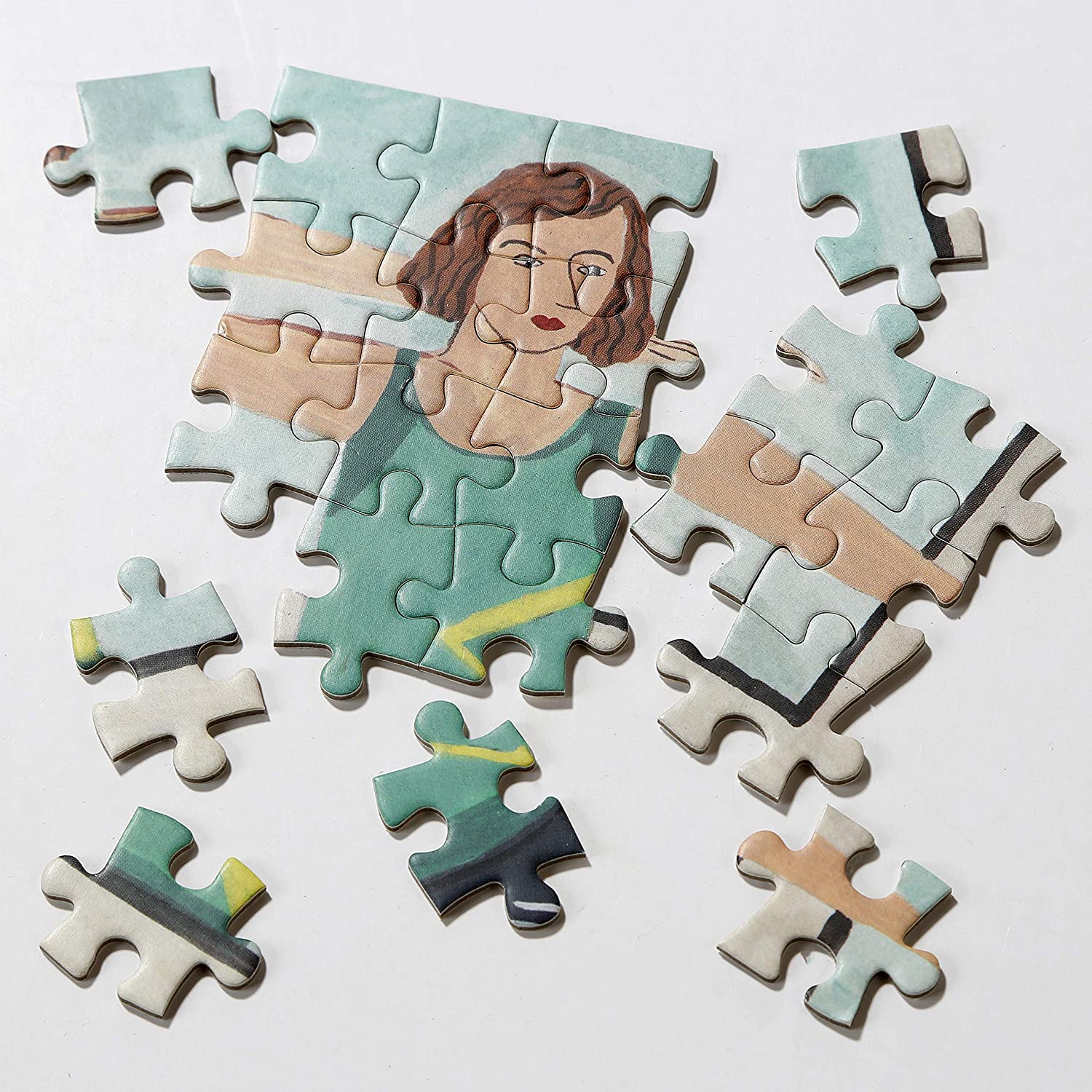 500-piece Yoga Jigsaw Puzzle & Poster – Illustrated – Rainy Day, Fun At ...