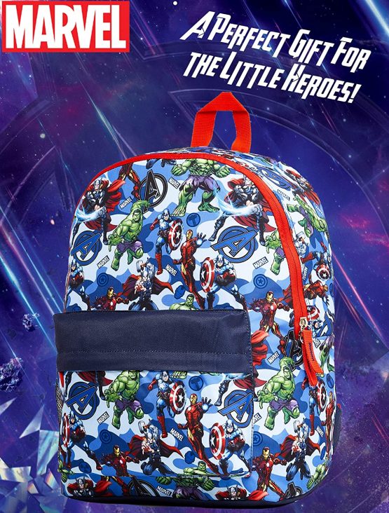 Marvel Avengers School Bag with Captain America Iron Man Incredible ...