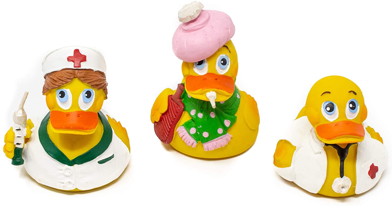 Rubber Duck Doctor, Nurse and Patient 3-Set, by Lanco – TopToy