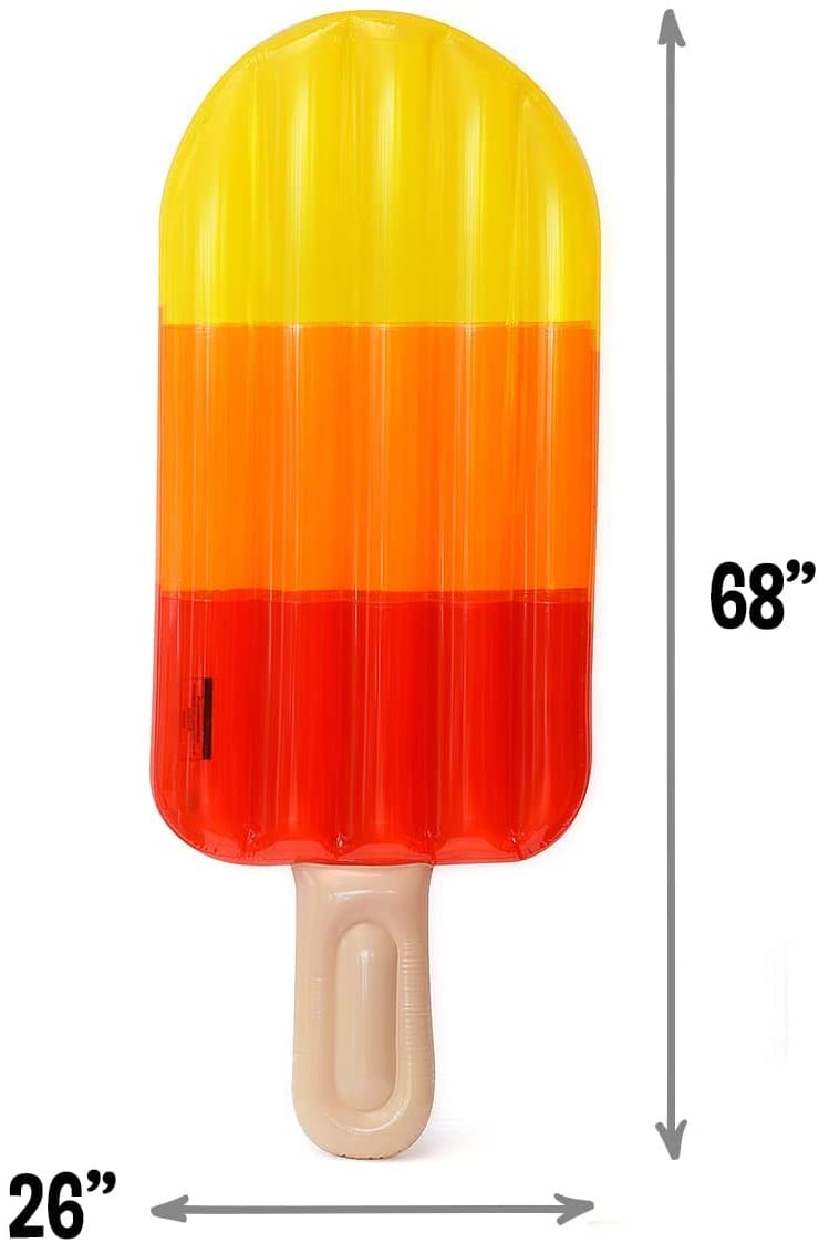 6ft Giant inflatable Ice Lolly Pool Lounger Float Raft Air Bed Novelty ...