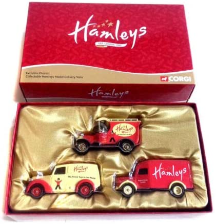 Corgi HAMLEYS EXCLUSIVE DIECAST COLLECTIBLE HAMLEYS DELIVERY VANS – TopToy