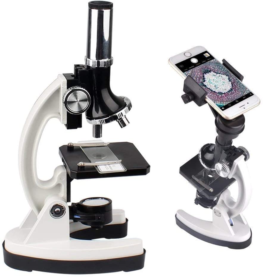 SOLOMARK Kids Microscope 300x 600 x 900 microscope kits for students ...