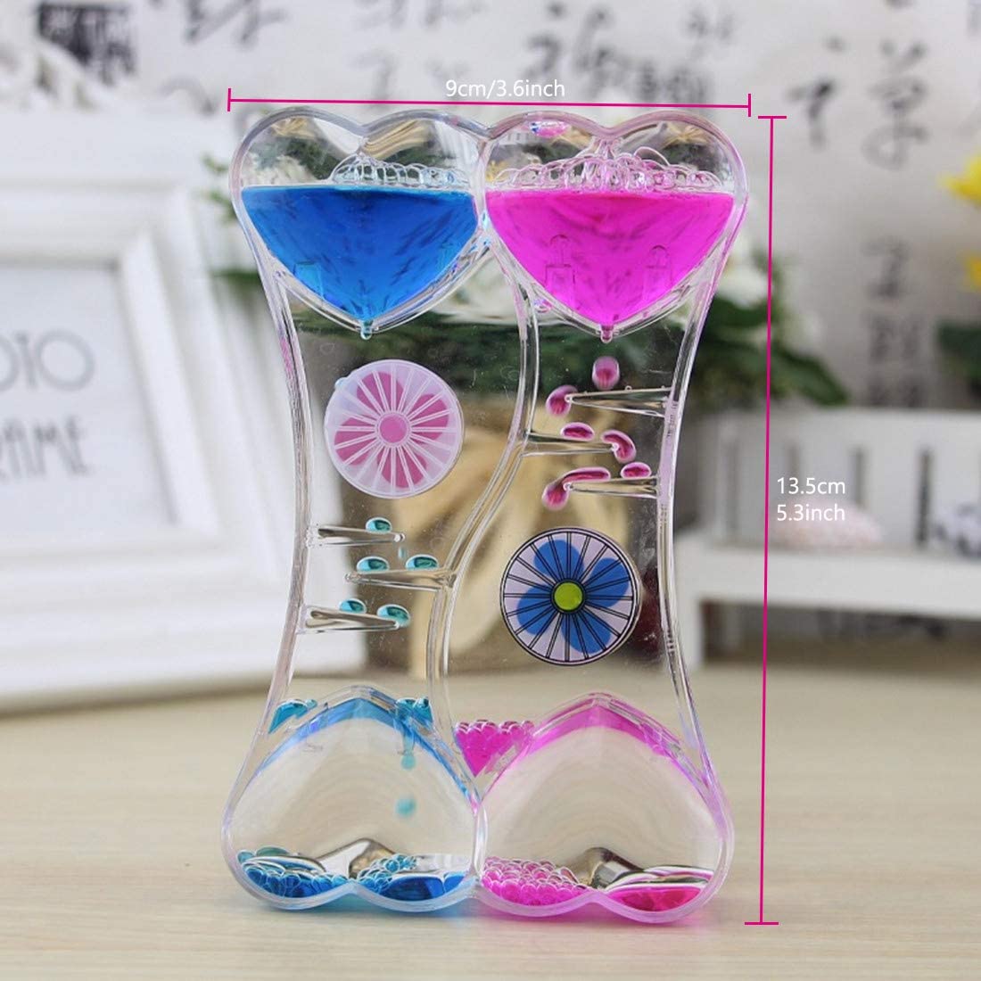 OundarM 6 Pieces Sensory Liquid Timer Calming Aid for Kids and Adults ...