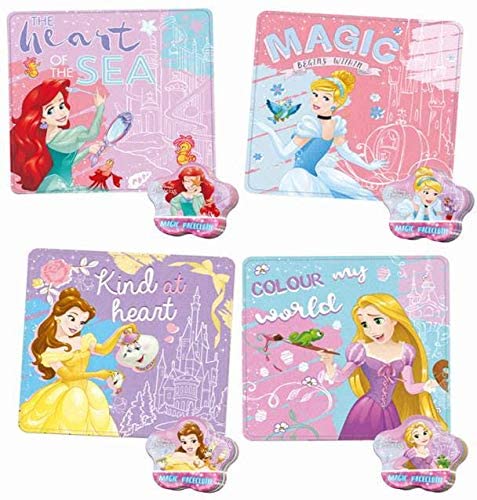 Lex’s Linens Pack of 3 Disney Princess Magic Face Cloths/Disney ...